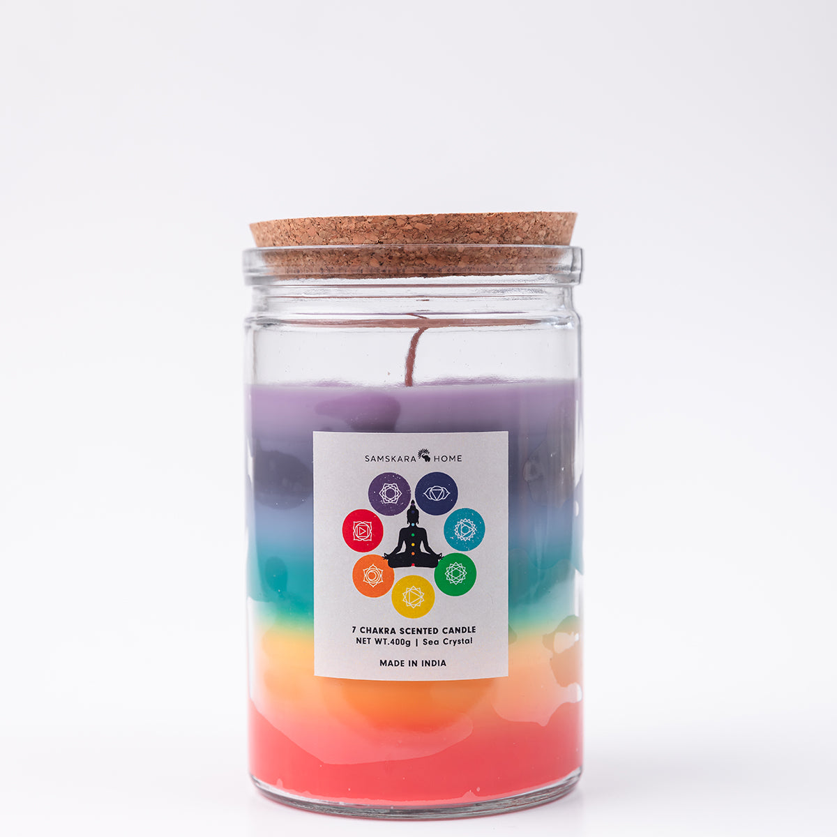 7-Chakra Jar Candle – Samskara Home