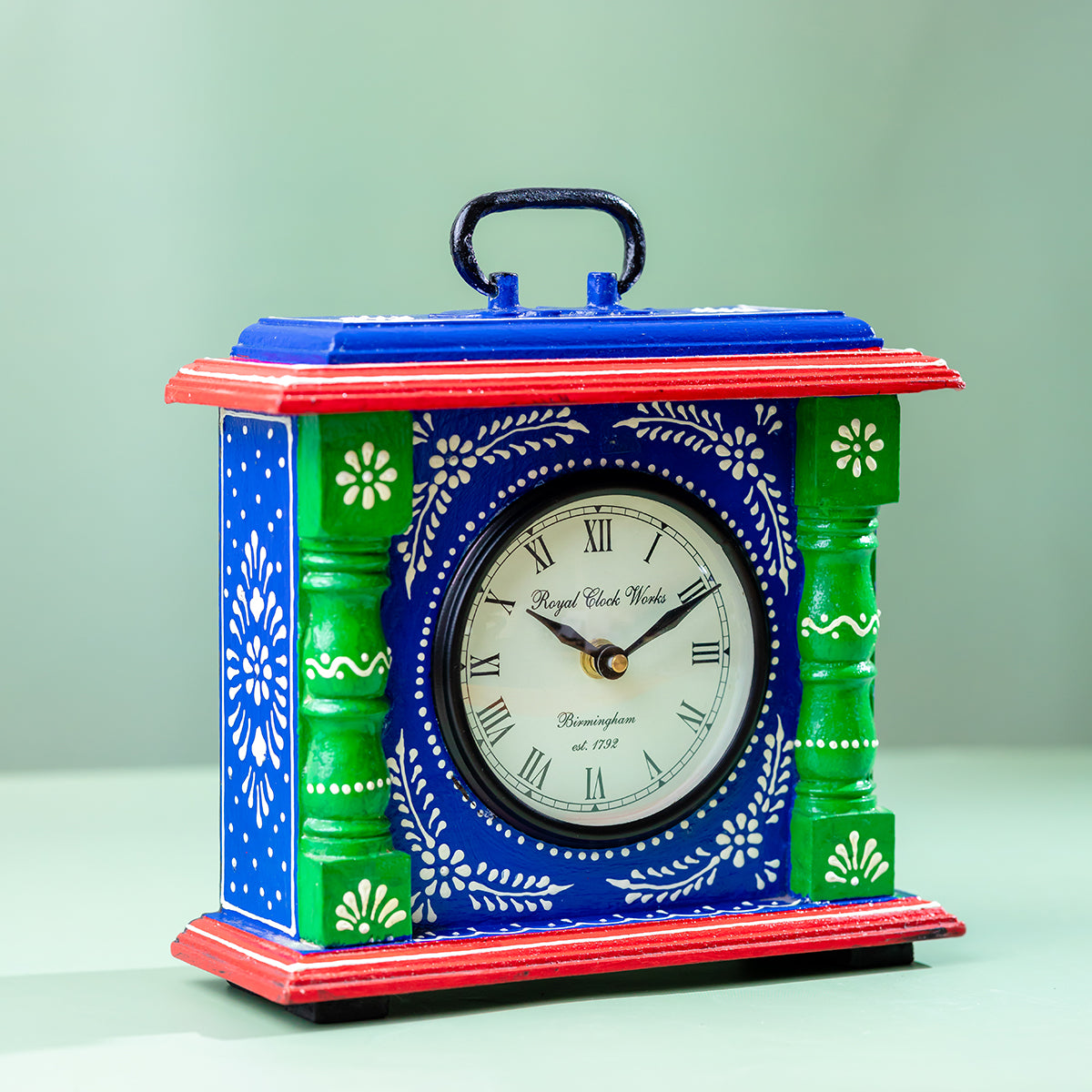 Royal Blue Heritage Clock – Samskara Home