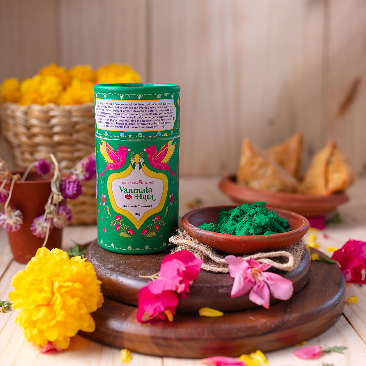 Vanmala Hara - Green Gulaal – Samskara Home