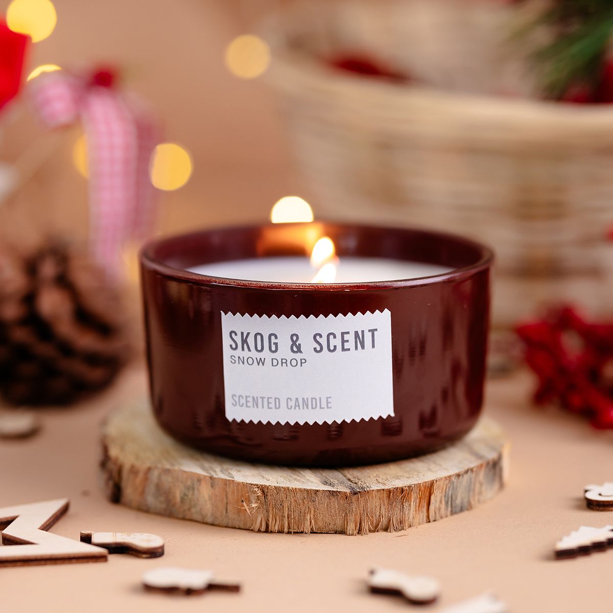 Snowdrop 8.8oz Multiwick Scented Wide Jar Candle – Samskara Home